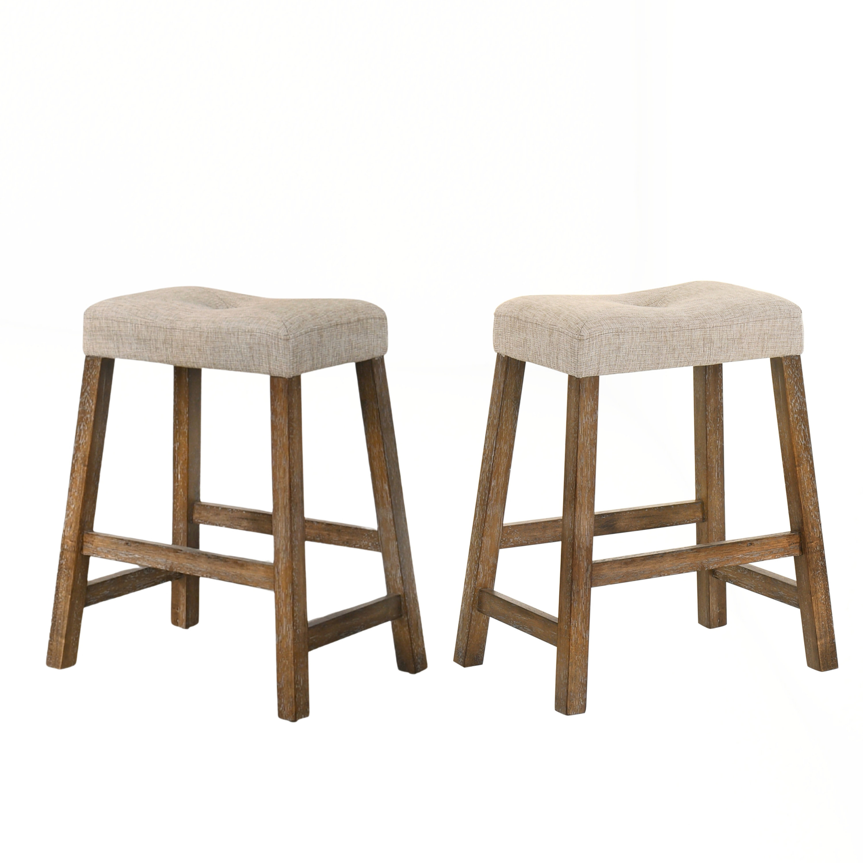 Lark Manor Charming Rustic Counter Stool Set For Kitchen And Bar ...