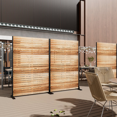 Enclo 6.1ft H x 3ft W (1 Panel) Freestanding or Surface Mounted Enclo ...