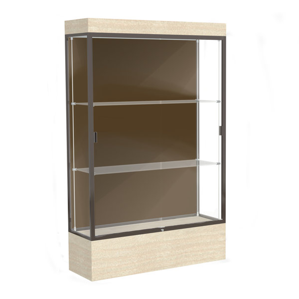 Ghent Edge Series 76'' H x 48'' W Metal Display Cases | Wayfair