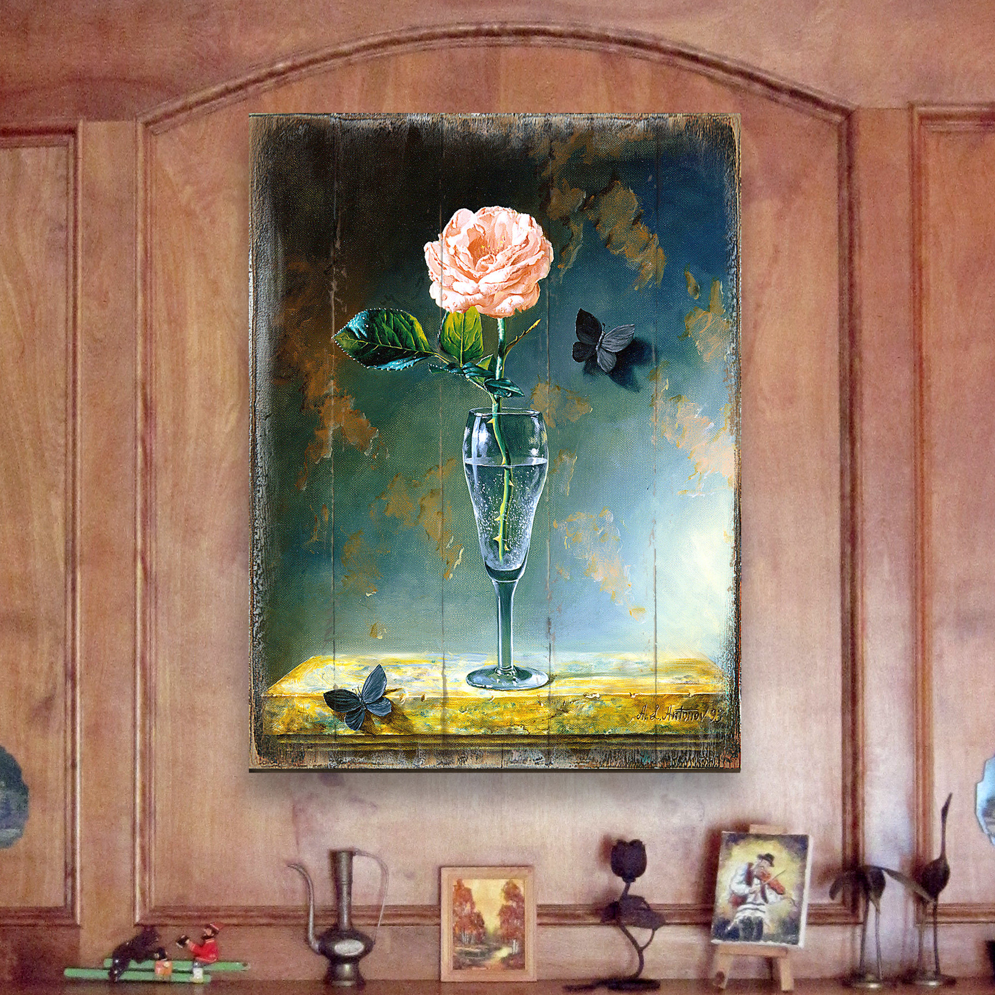 Wildon Home® Gillen Rose Wood Block | Wayfair