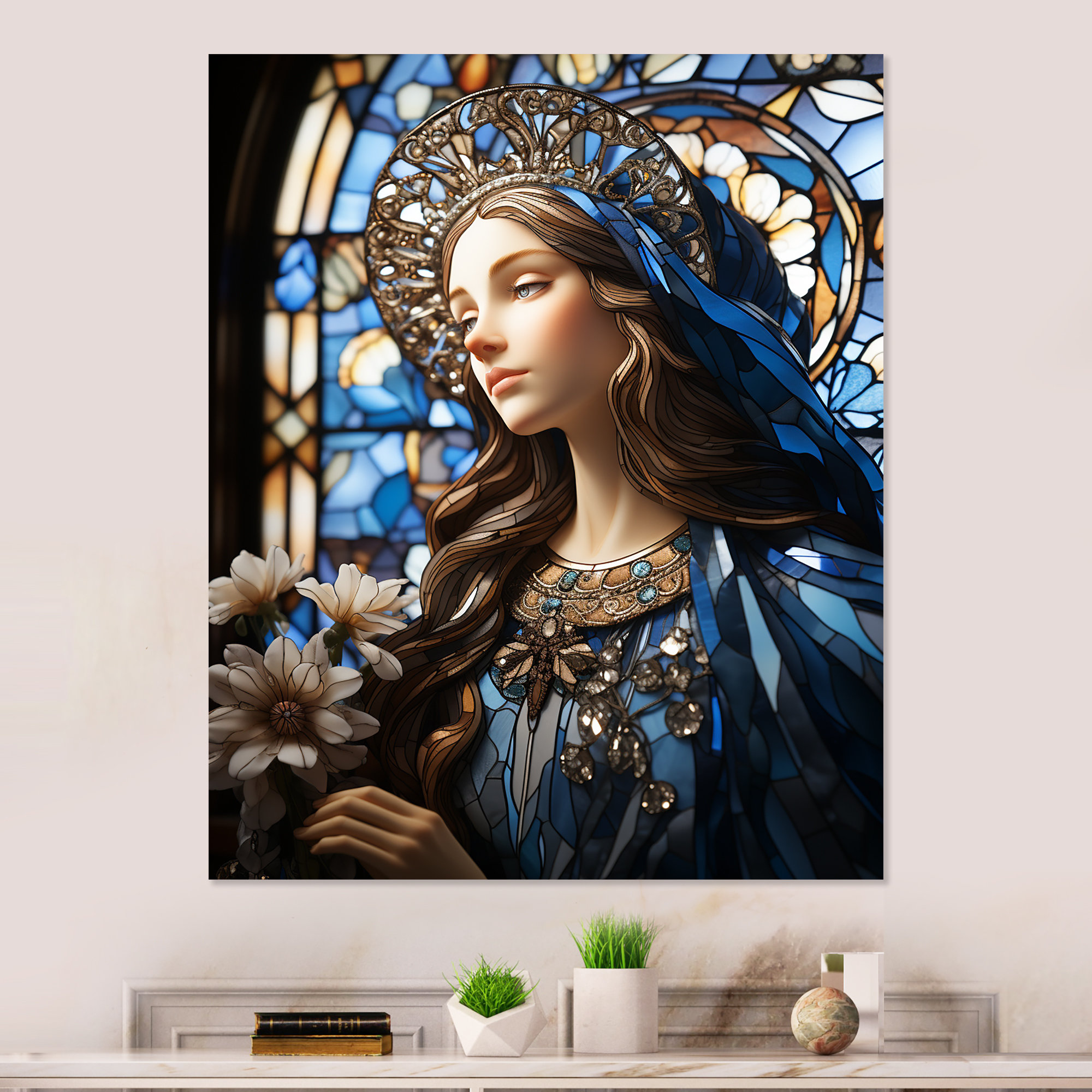 Mercer41 Radiant Religious Devotion Of Mary II - Christianism Metal ...