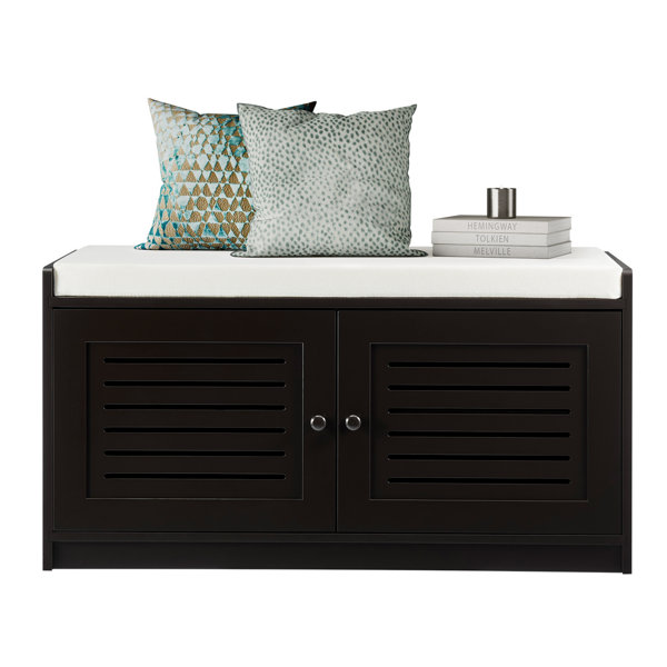 Red Barrel Studio® Trejan Stackable Shoe Storage Bench & Reviews | Wayfair