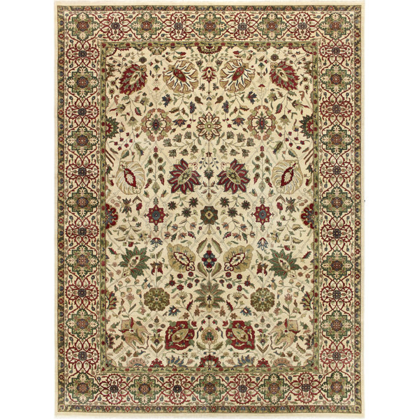 Canora Grey Bristyl Hand Knotted Wool Oriental Rug | Wayfair