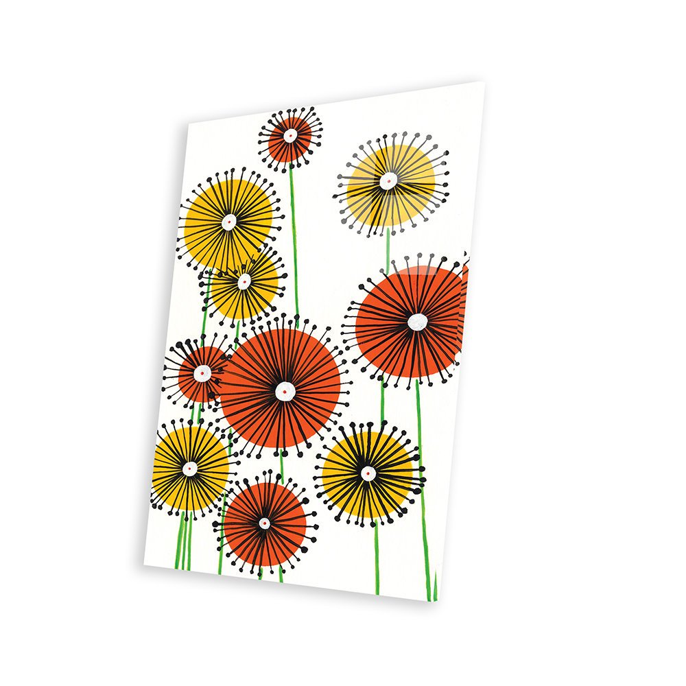 Red Barrel Studio® Flower Wheels I by Regina Moore - Unframed Graphic ...