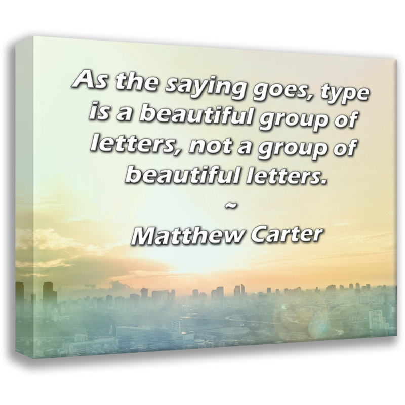 matthew carter poster