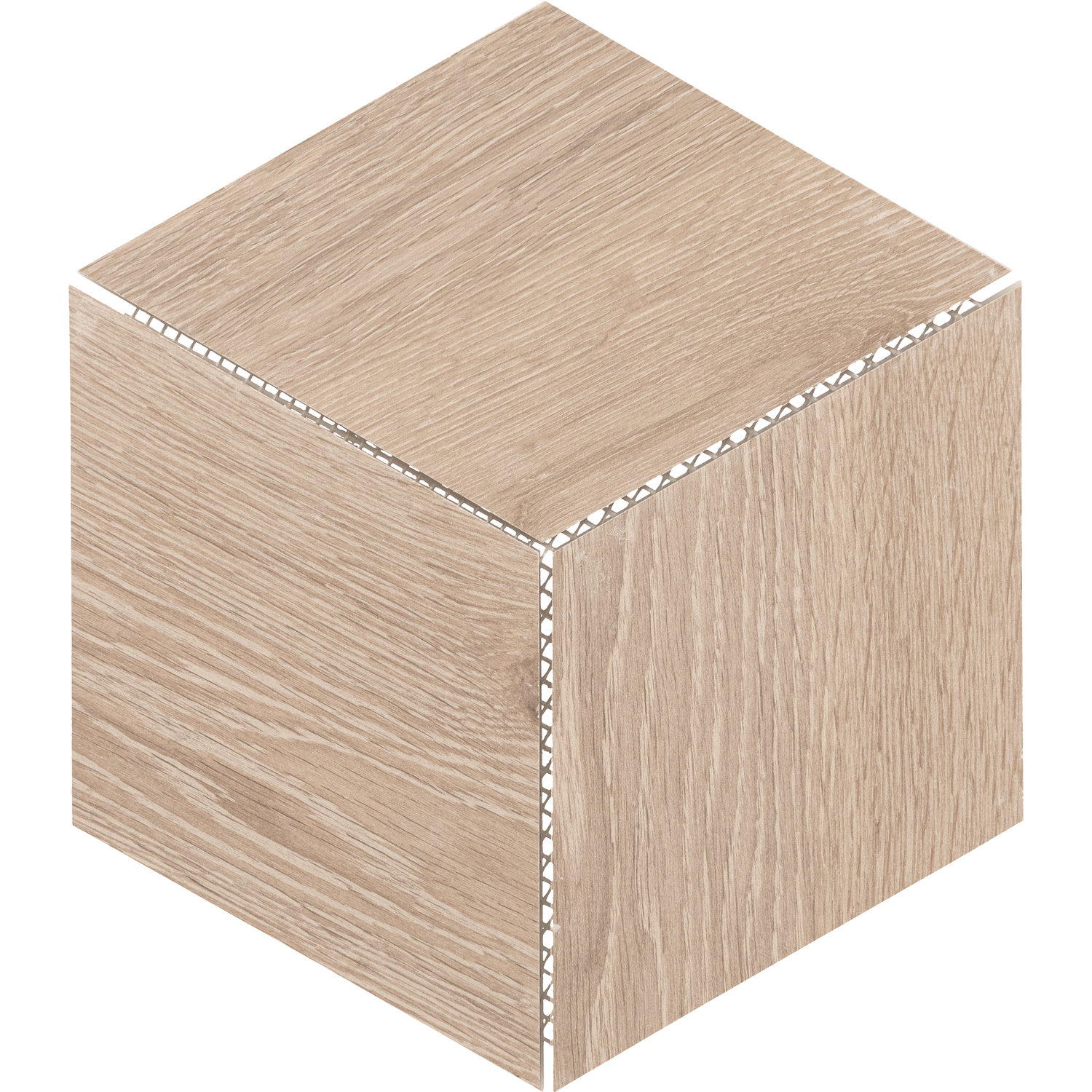 Daltile Emerson Wood 3D Cube Mosaic Tile (10 PC Per Carton) (6.20 SQFT ...