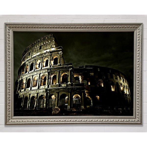 Bright Star Colosseum Roman Architecture - Single Picture Frame Print ...
