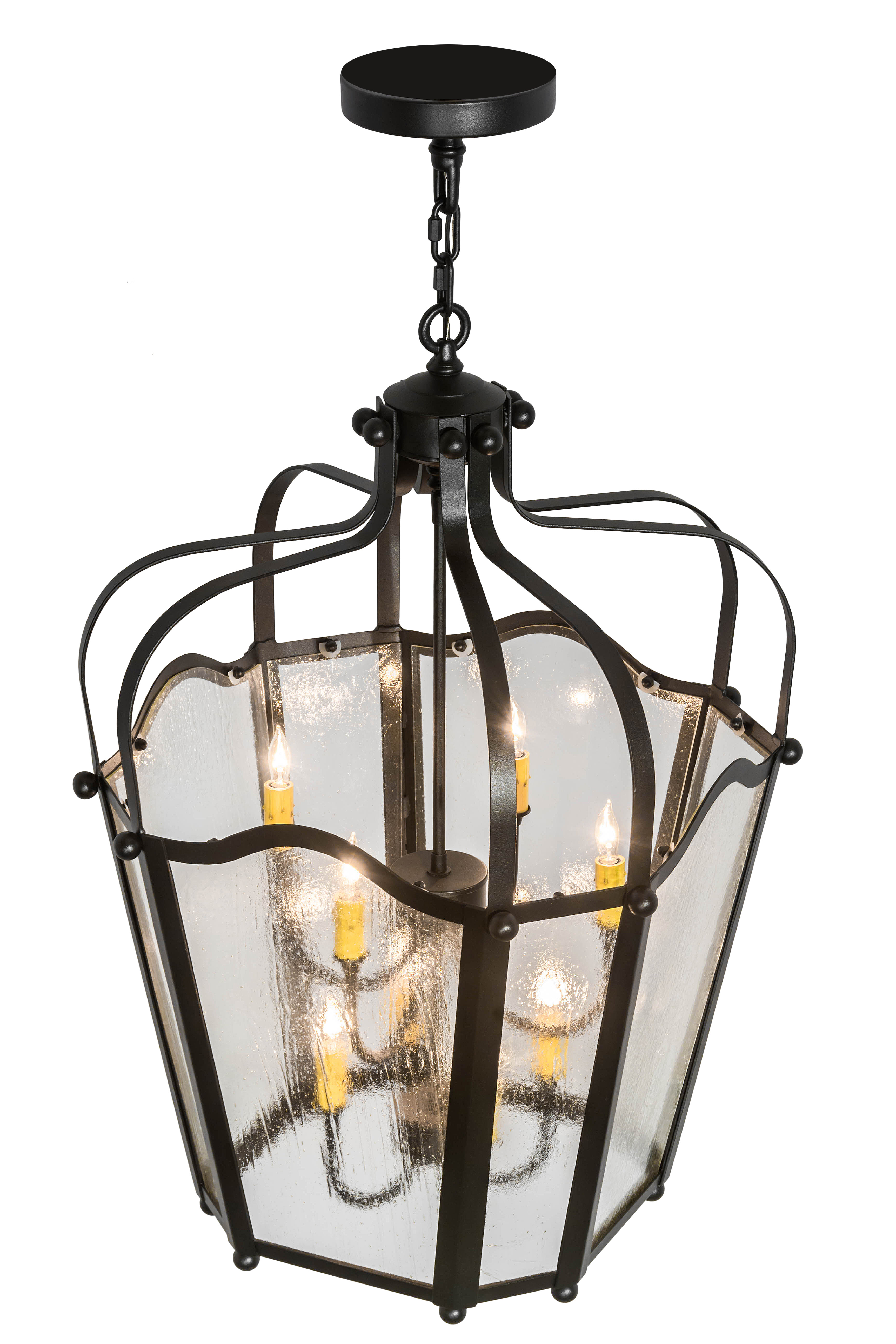 2nd Ave Lighting Citadel 8 - Light Lantern Geometric Chandelier | Wayfair