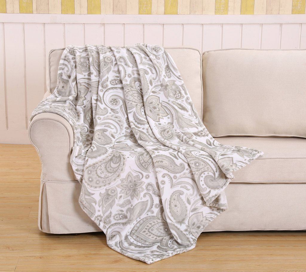 Alcott Hill® Coghlan Traditional Elegance Paisley Blanket | Wayfair