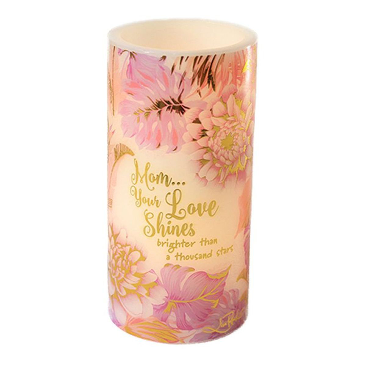 Trinx LED Mom With Saying Floral Candle - Wayfair Canada