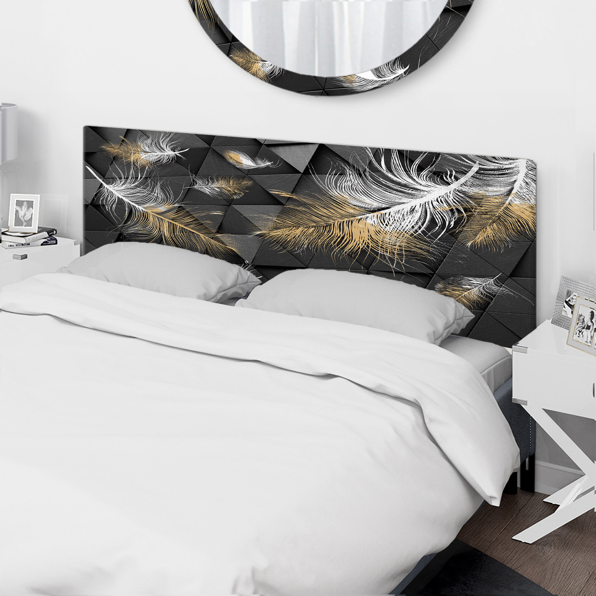 Winston Porter Irissa Upholstered Panel Headboard | Wayfair