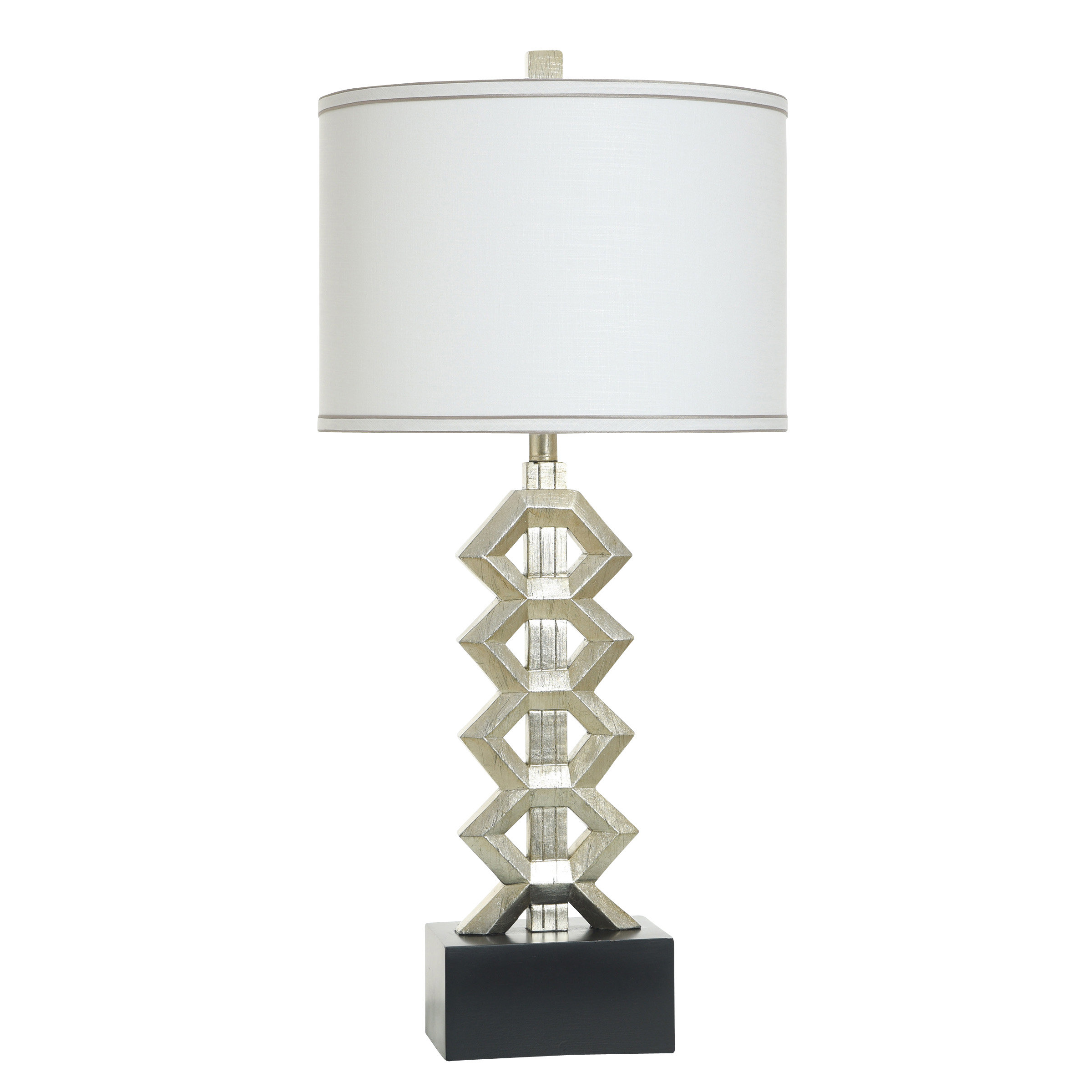 Norman Wyatt Home - Elevation - Poly Table Lamp - Arcene Silver with ...
