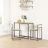 17 Stories 3-Piece Industrial Dining Table Set for 2 Person, Kitchen ...