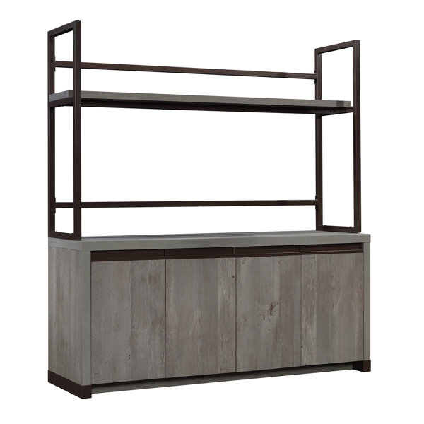 Gracie Oaks Borum Gate Credenza with Hutch & Reviews - Wayfair Canada