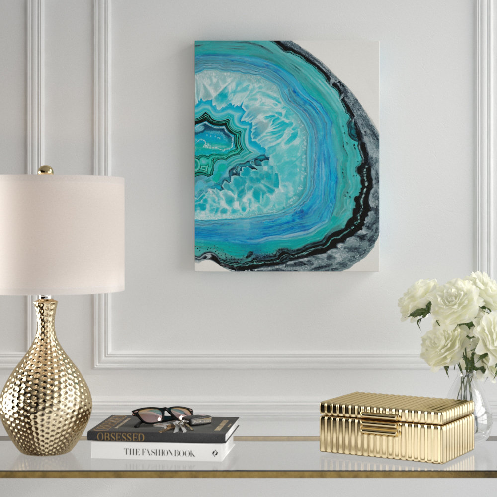Mercer41 'Agate Studies II' Print on Wrapped Canvas | Wayfair