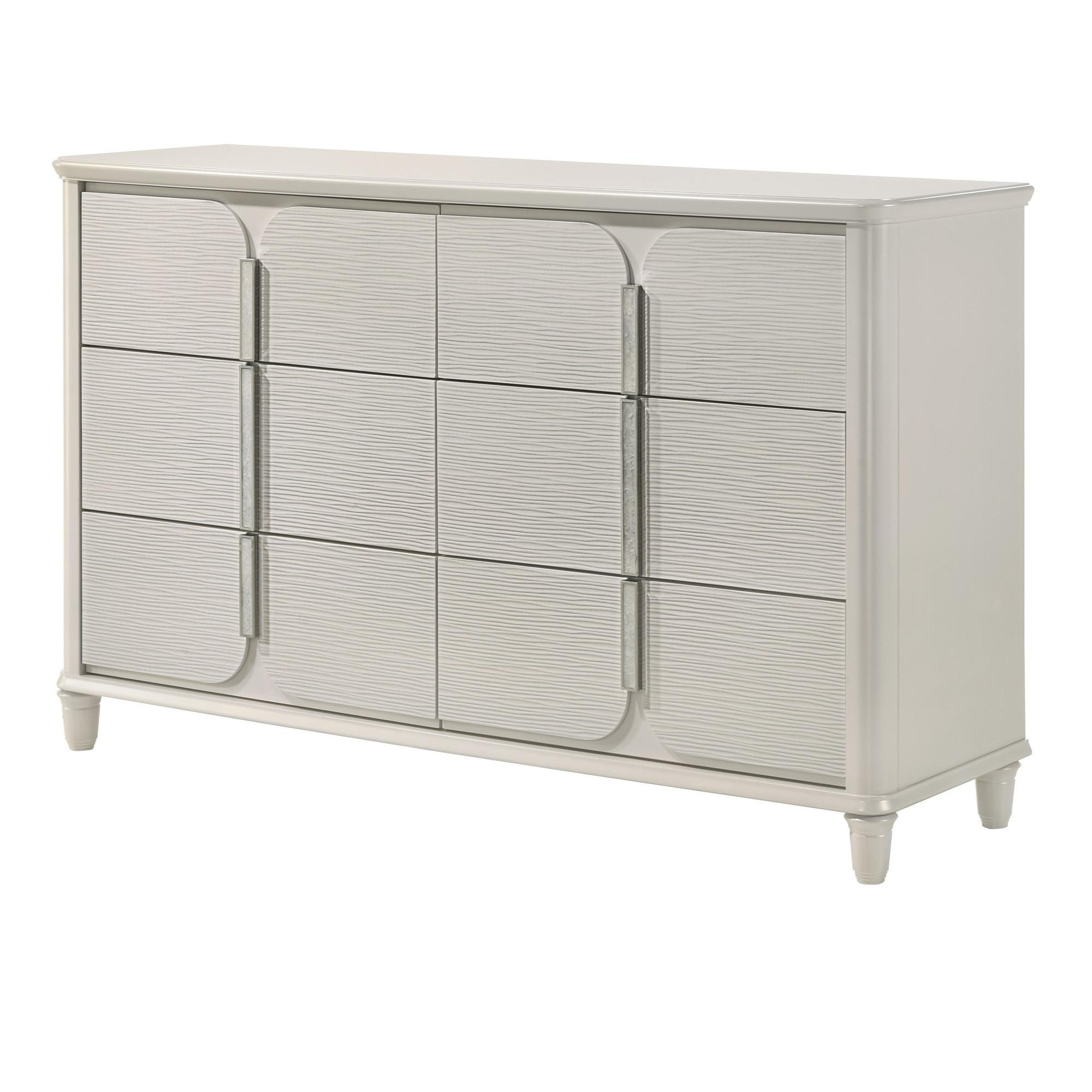 Red Barrel Studio® Listermann Pearl White Finish Dresser | Wayfair