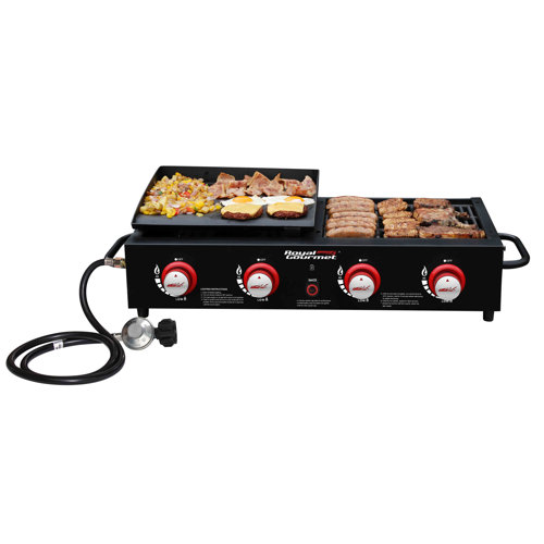 Royal Gourmet 4 - Burner Portable Liquid Propane 40000 BTU Gas Grill ...