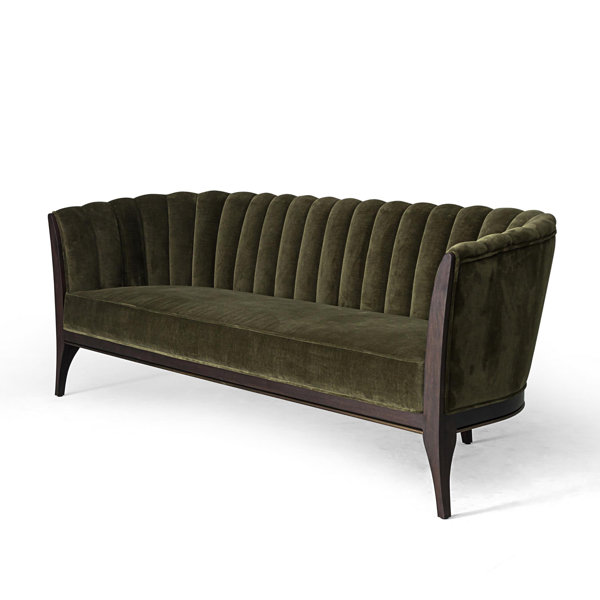 Global Views Channel Back Sofa-Silversmith | Perigold