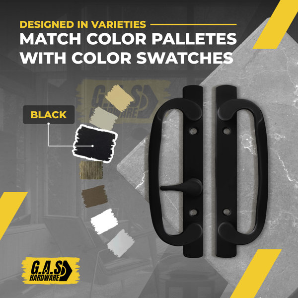 G.A.S. Hardware Sliding Glass Door Legacy Handle Replacement Patio ...