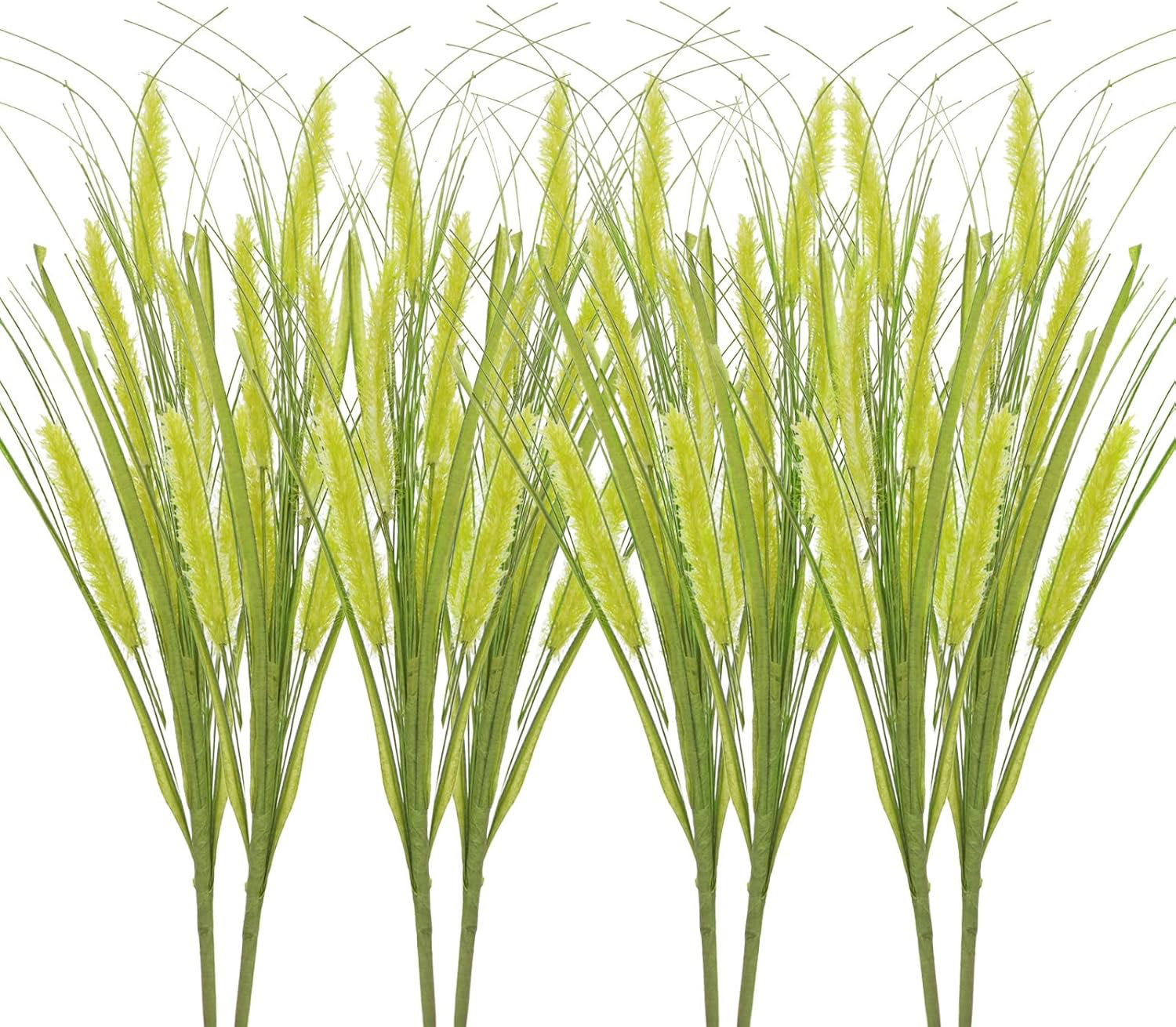 Dakota Fields 8PCS Artificial Foxtail Plants, 20.5“ Fake Tall Onion ...