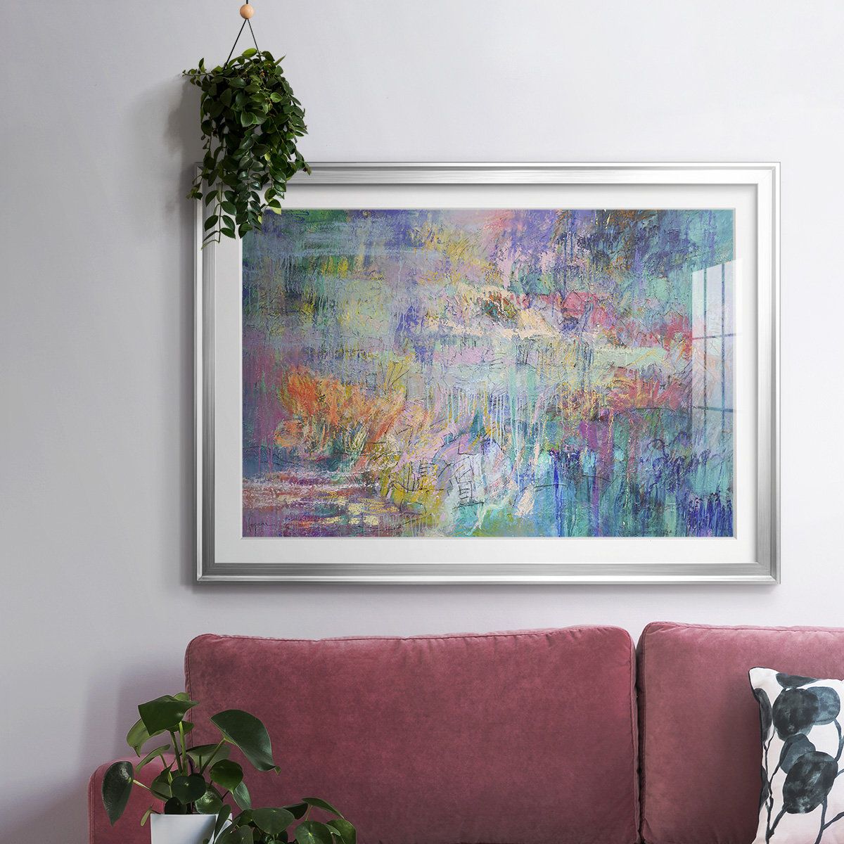 Wrought Studio™ Vespers-FramedFramed Print W Beveled Matt and Glass ...