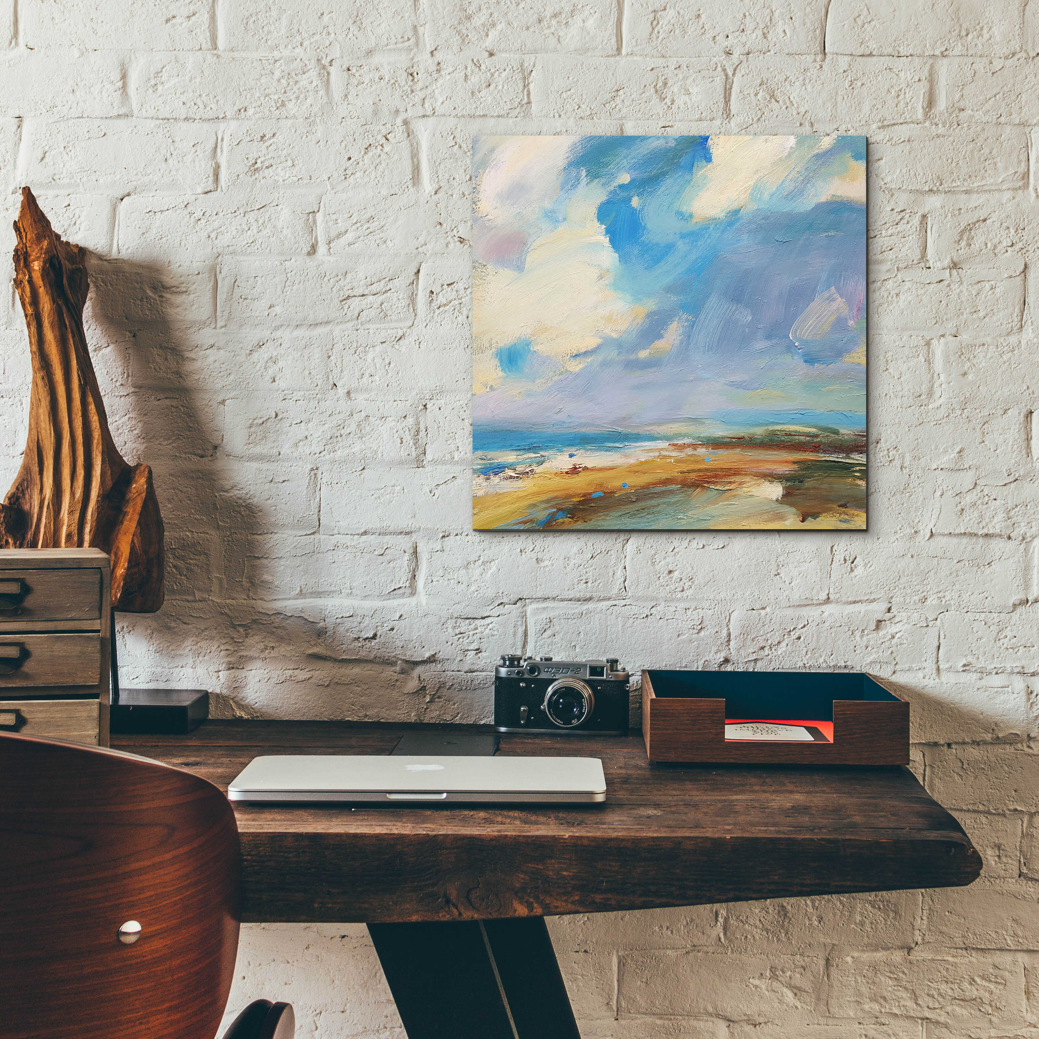 Dovecove Ochre Sand West Coast by Andrew Kinmont - Unframed Painting ...