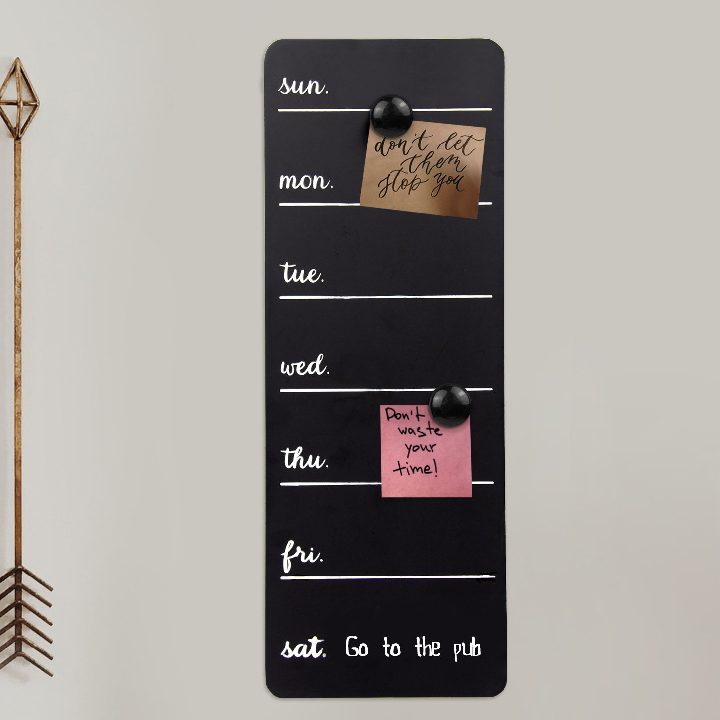 Golden State Art Magnetic Weekly Planner - Two Magnets Included ...