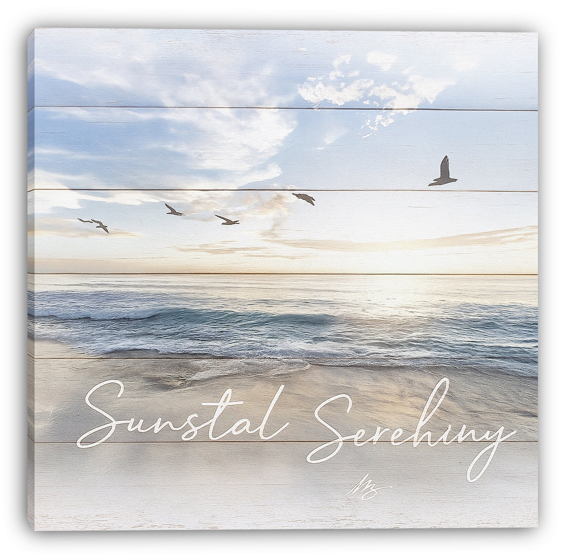 Highland Dunes Sunset Serenity - Coastal Ocean View Canvas Wall Art ...