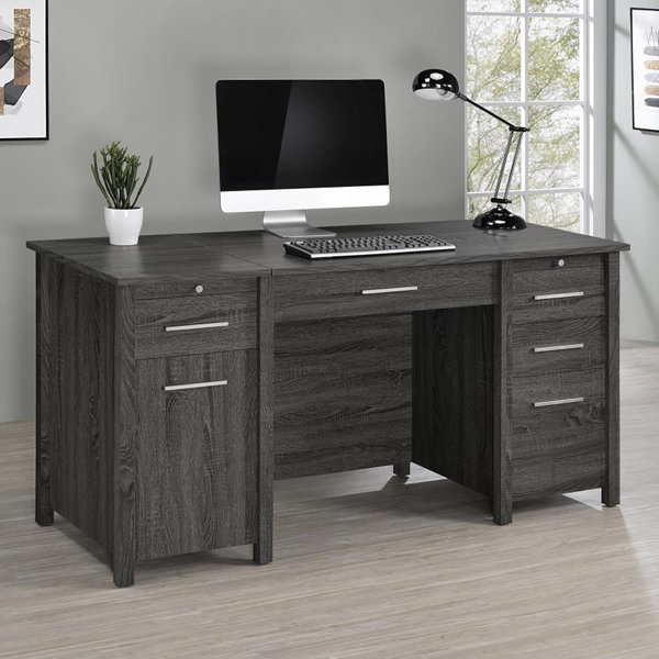 Latitude Run® Sulafat Adjustable Computer Desk - Wayfair Canada