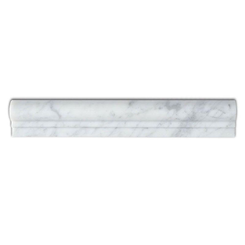 Tile & Mosaic Depot 12" x 2" Honed Marble Chair Rail Tile Trim | Wayfair