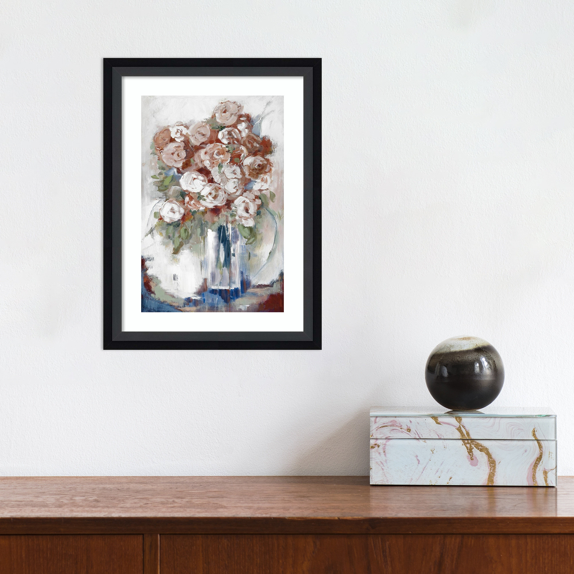 Winston Porter Rose Gold by Mary Parker Buckley - Framed Art Print ...