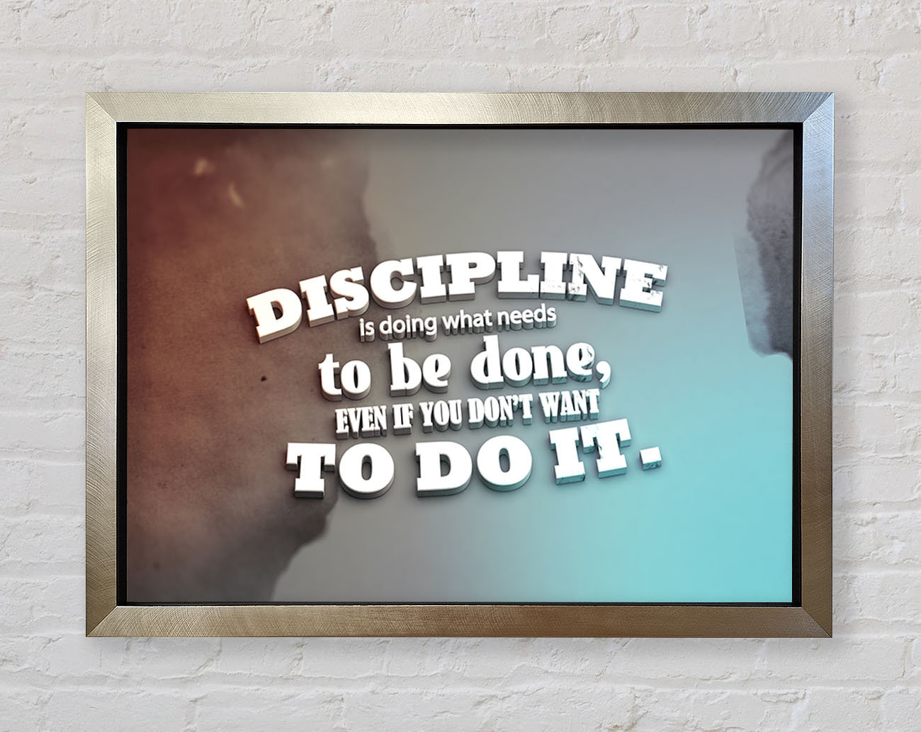 Happy Larry Discipline Is Doing What Needs To Be Done Framed Print ...