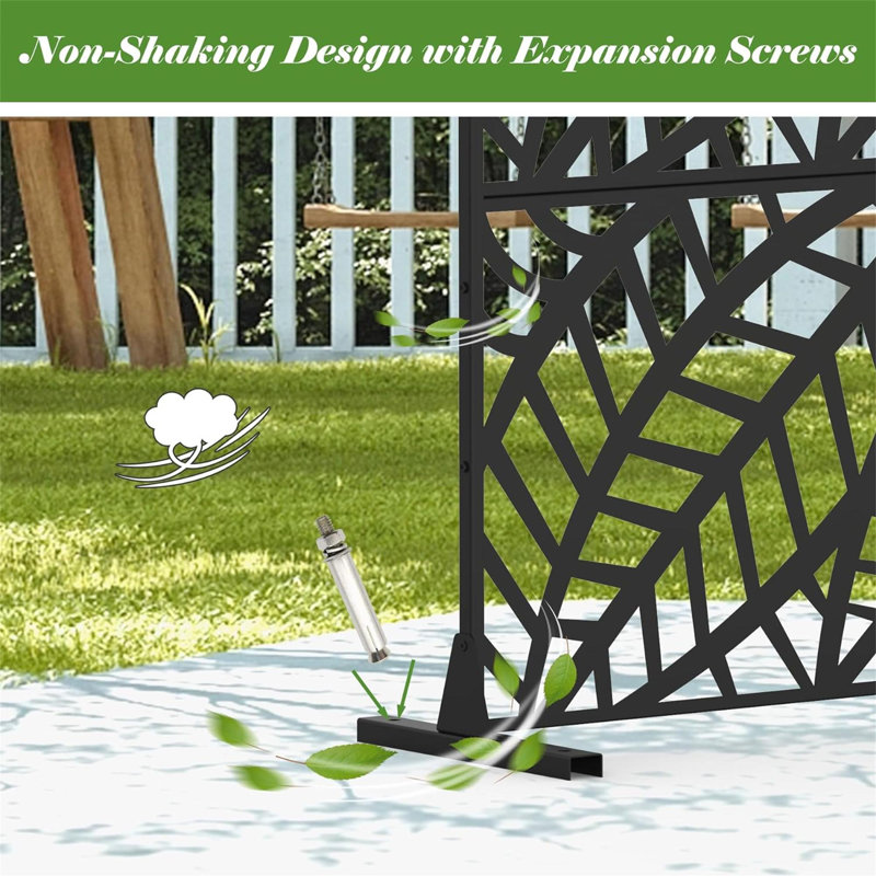 Lark Manor™ Freestanding outdoor indoor privacy screen | Wayfair