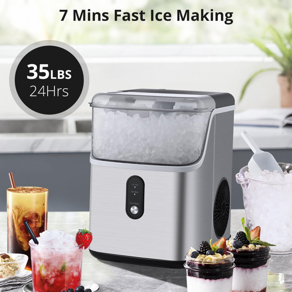 Zstar 35 Lb. Daily Production Nugget Ice Portable Ice Maker & Reviews ...