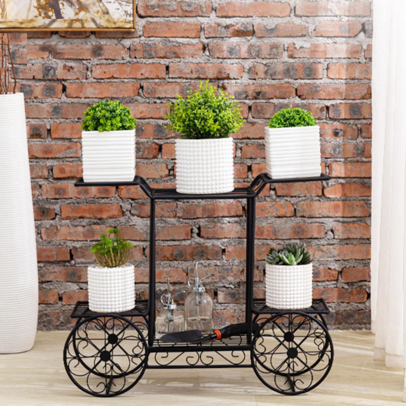 Wildon Home® Sunni Decorative Metal Tiered Plant Stand & Reviews ...
