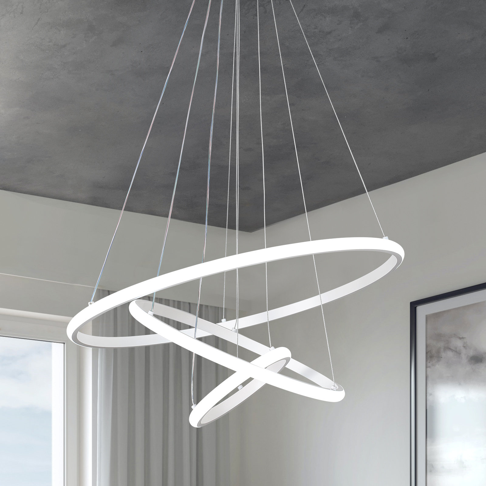 Wrought Studio™ Dado 3 - Light LED Tiered Chandelier & Reviews | Wayfair