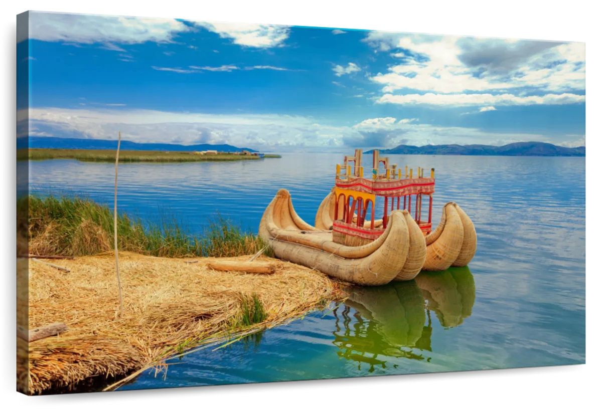 Ebern Designs Mehar Totora Boat On Titica | Wayfair