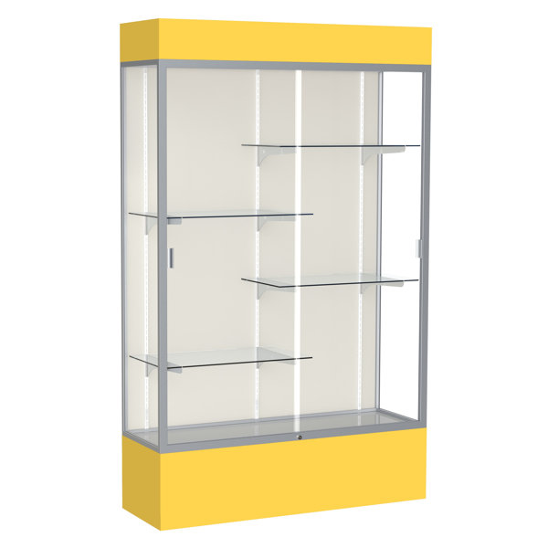 Waddell Spirit Series 80'' H x 48'' W Wood Display Cases | Wayfair