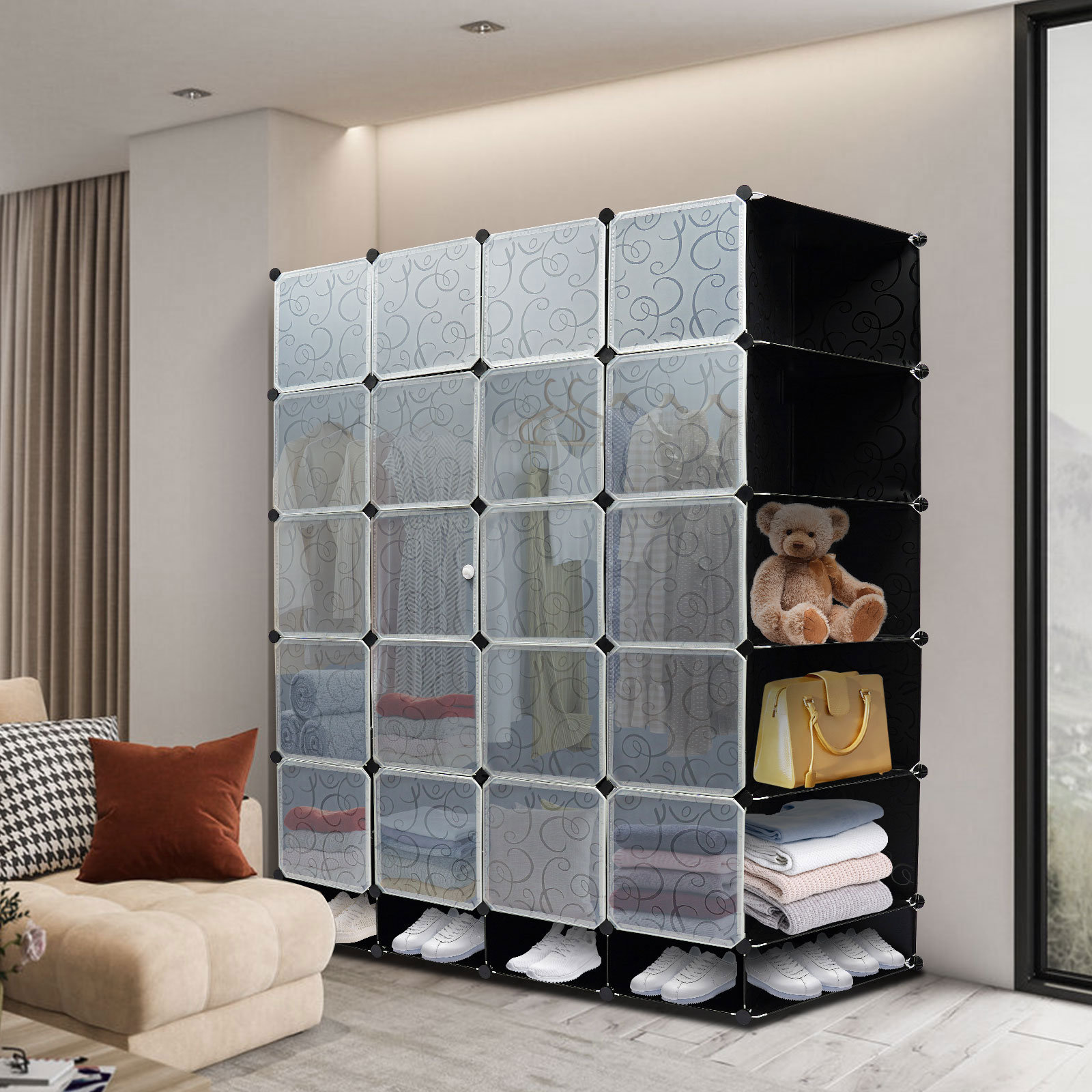 Rebrilliant Clothes Storage Cabinet | Wayfair