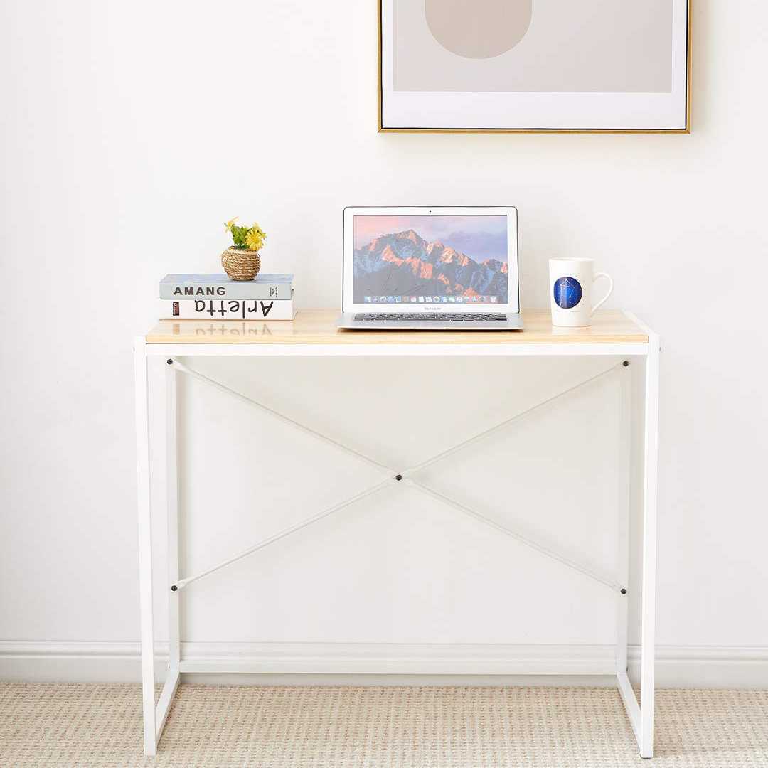 Ebern Designs Moeletsi Small Spaces Modern Simple Desk & Reviews | Wayfair