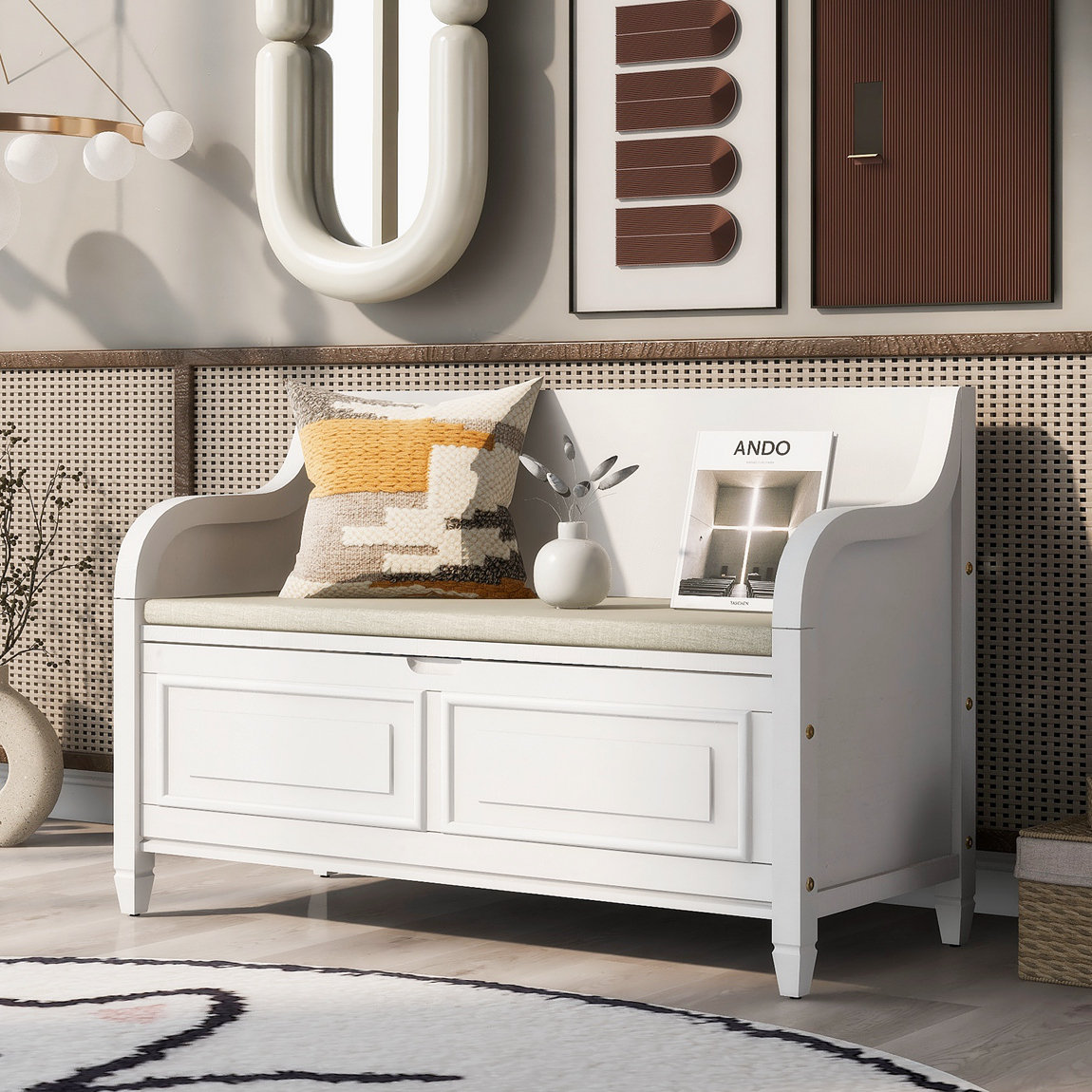 Wildon Home® Shoe Storage Bench, Entryway Bench, Bench With Storage ...