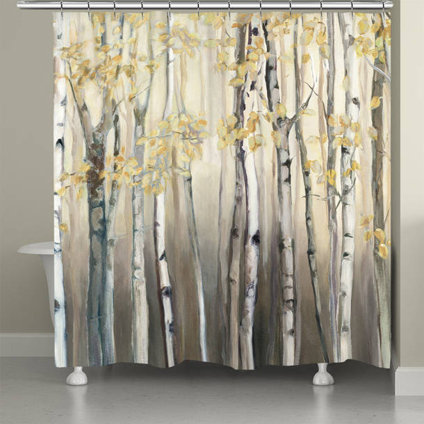 Bless international Mixed Shower Curtain with Hooks Included | Wayfair
