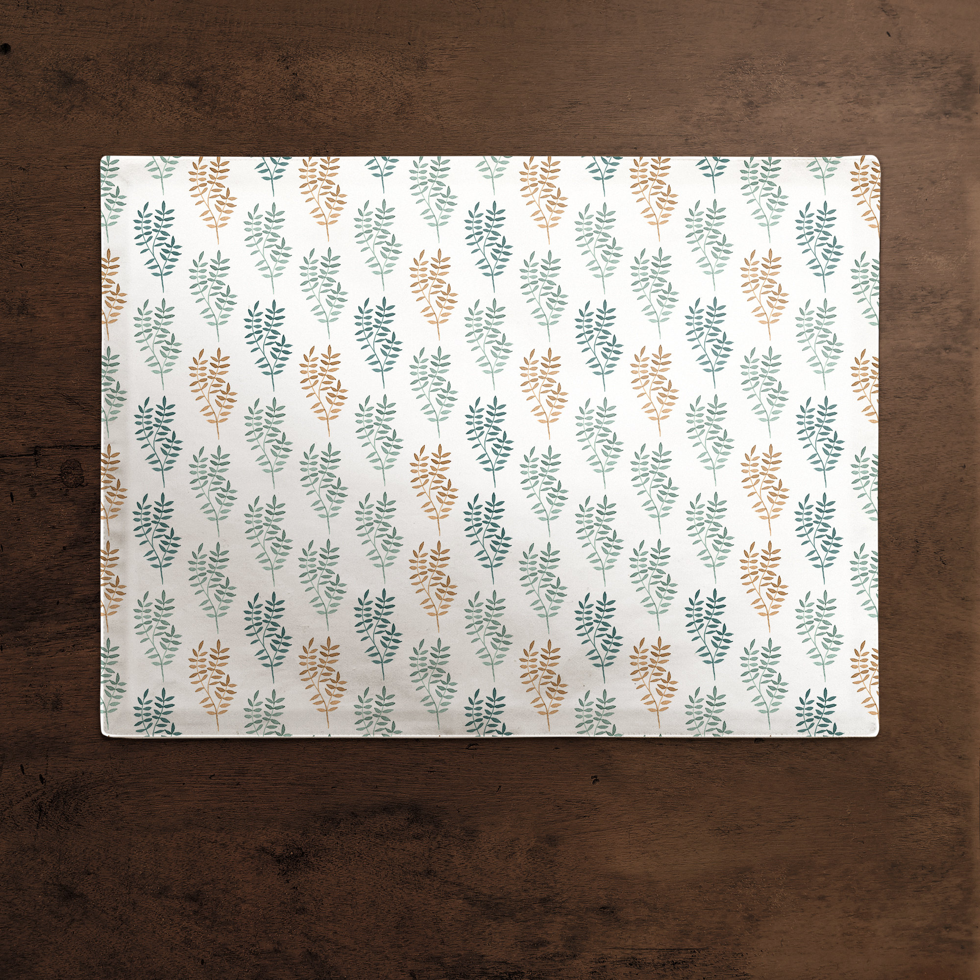 Red Barrel Studio Watercolor Leaves Outdoor Placemat - Wayfair Canada