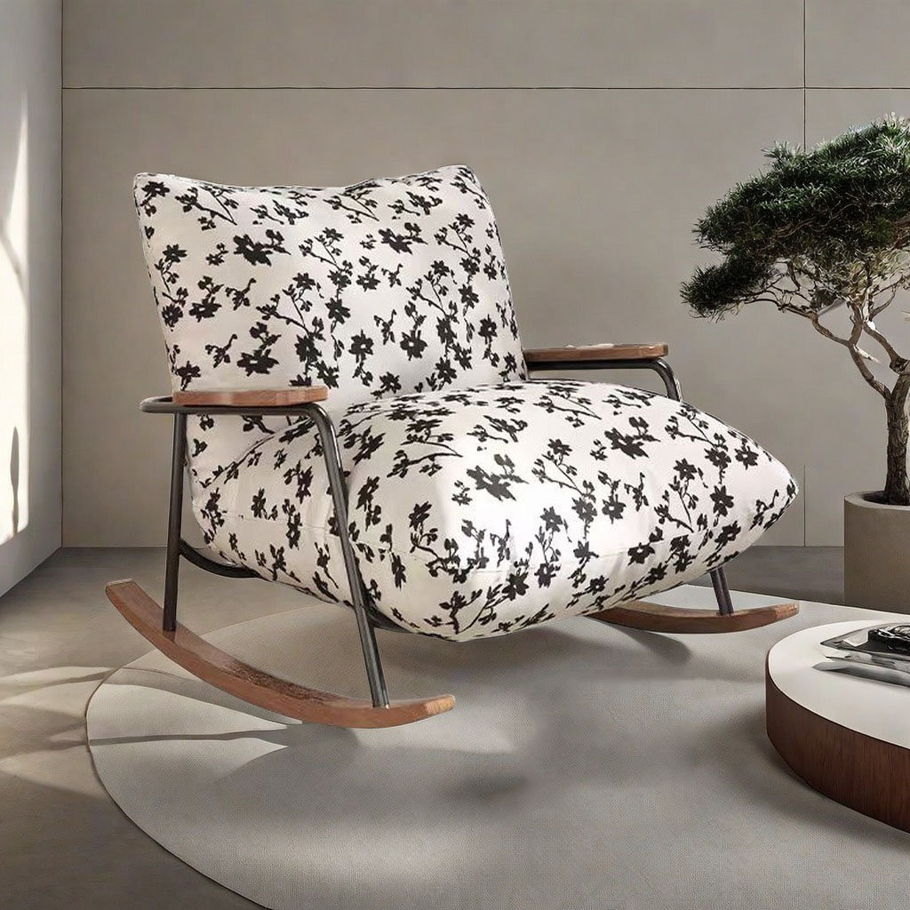 Comfort Zone Furniture.e Rocking Chair Lounger Home Lazy Sofa Living ...