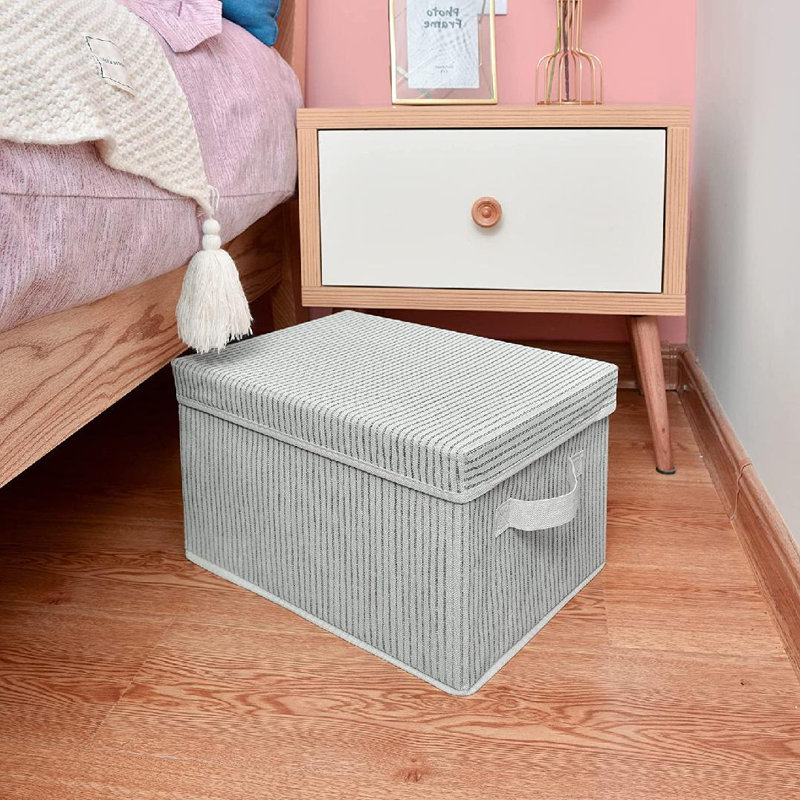 Highland Dunes Foldable Fabric Box | Wayfair