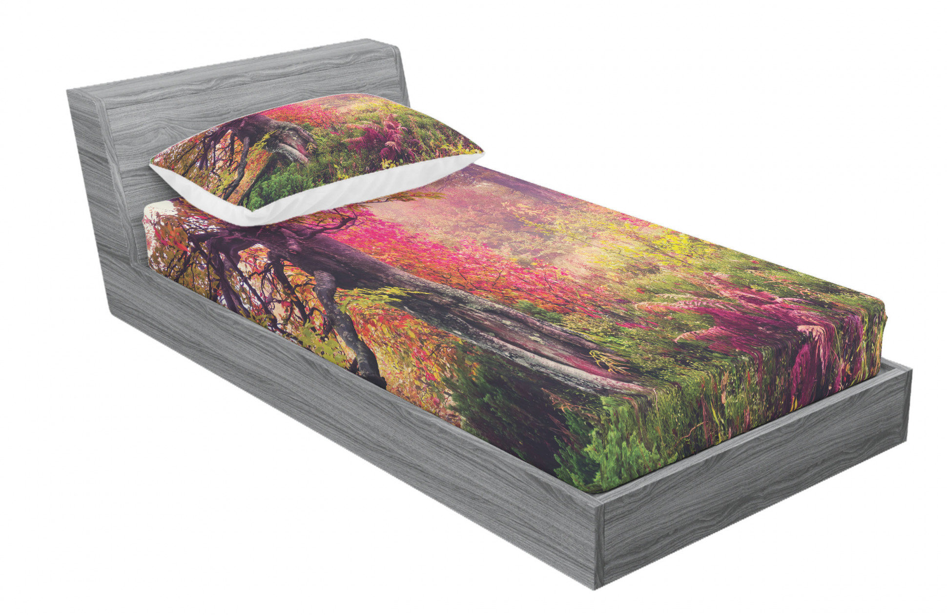 Ambesonne Forest Sheet Set | Wayfair