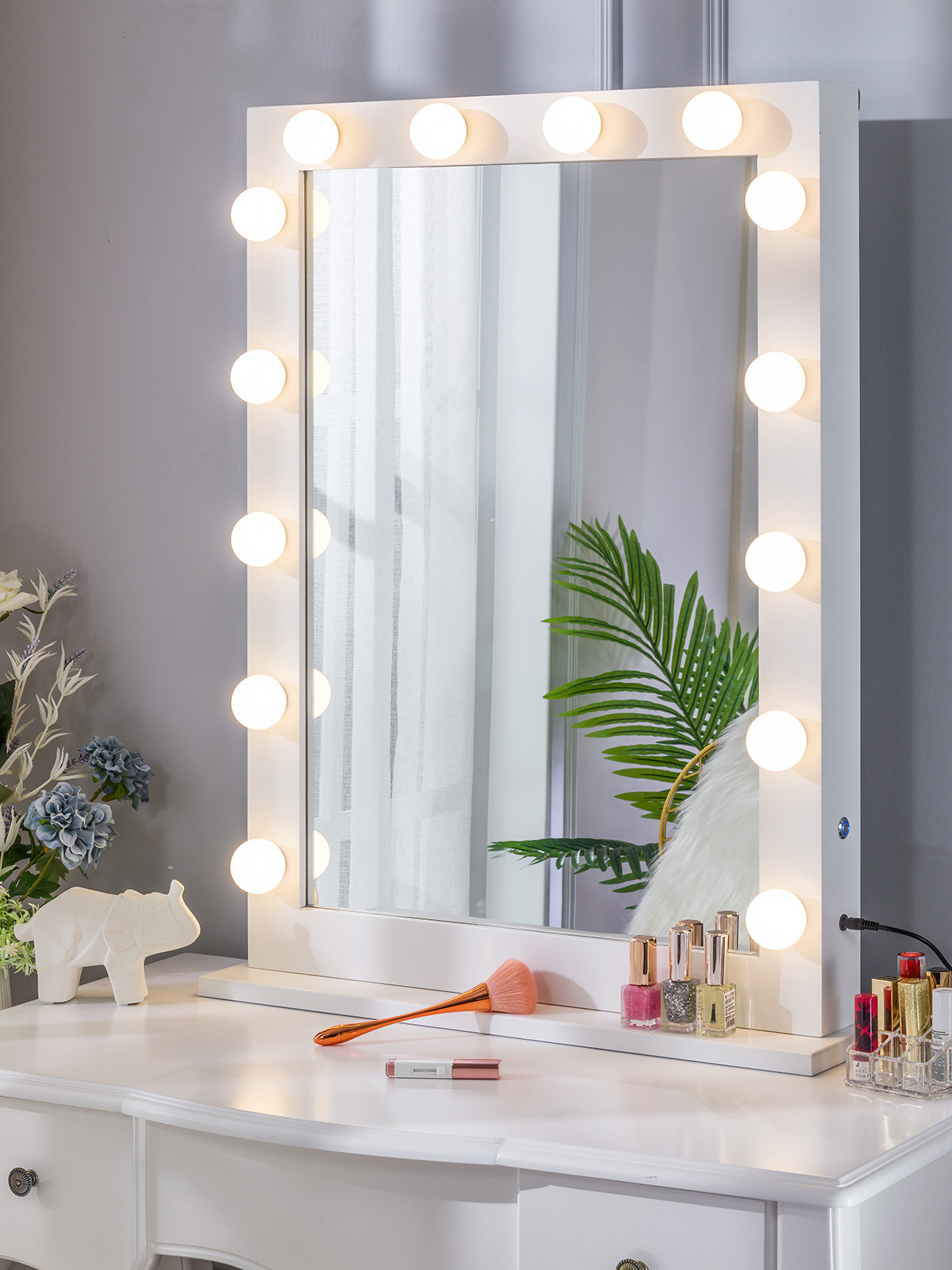 Wrought Studio™ Vanity Makeup Mirror "& Reviews" | Wayfair