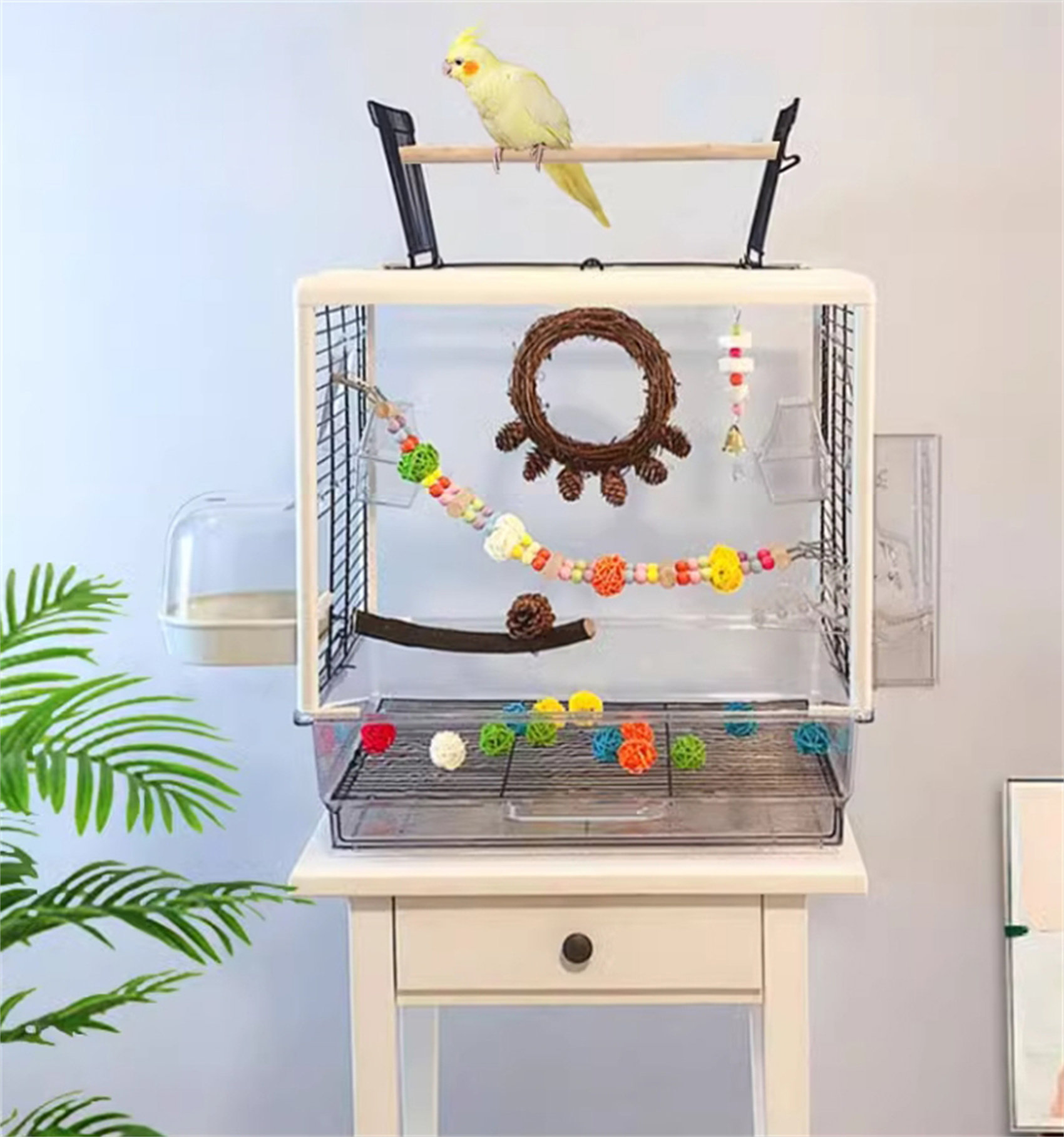 Tucker Murphy Pet™ Front View Villa Bird Cage - Wayfair Canada