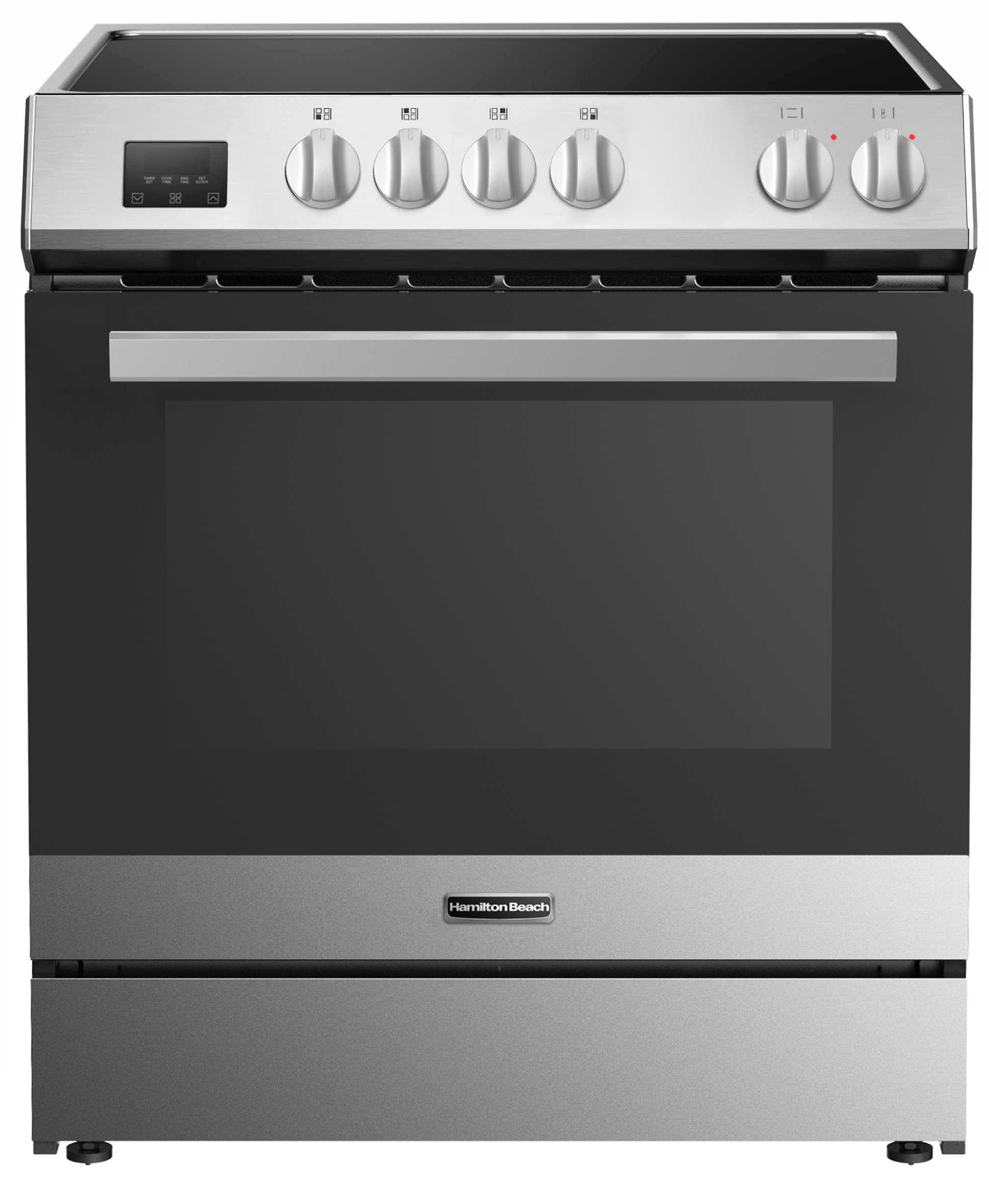 Hamilton Beach, 30" Induction Range, With Digital Timer, Stainless ...