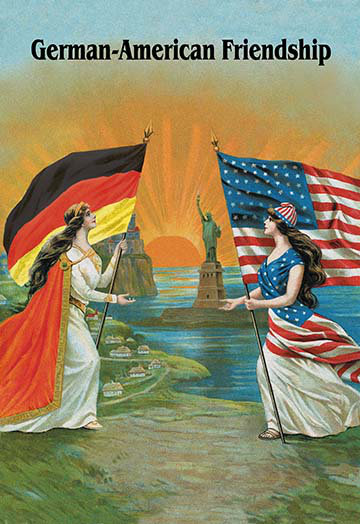 Buyenlarge German American Friendship - Graphic Art Print | Wayfair